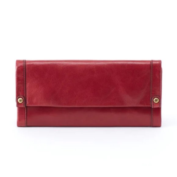 Bags | Nwt New Hobo Amaze Wallet Logan Berry Leather Retired Rare ...